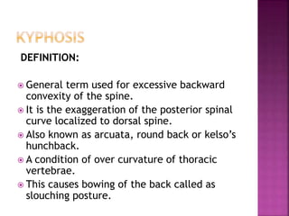 Kyphosis | PPTX