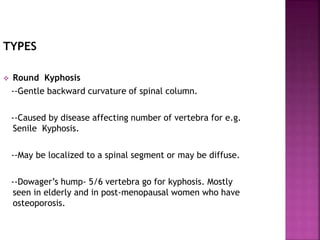 Kyphosis | PPTX