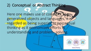 Types of Thinking Bsc Nursing Psychology | PPTX