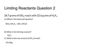 Chemistry 107 Exam Prep 2 | PPT
