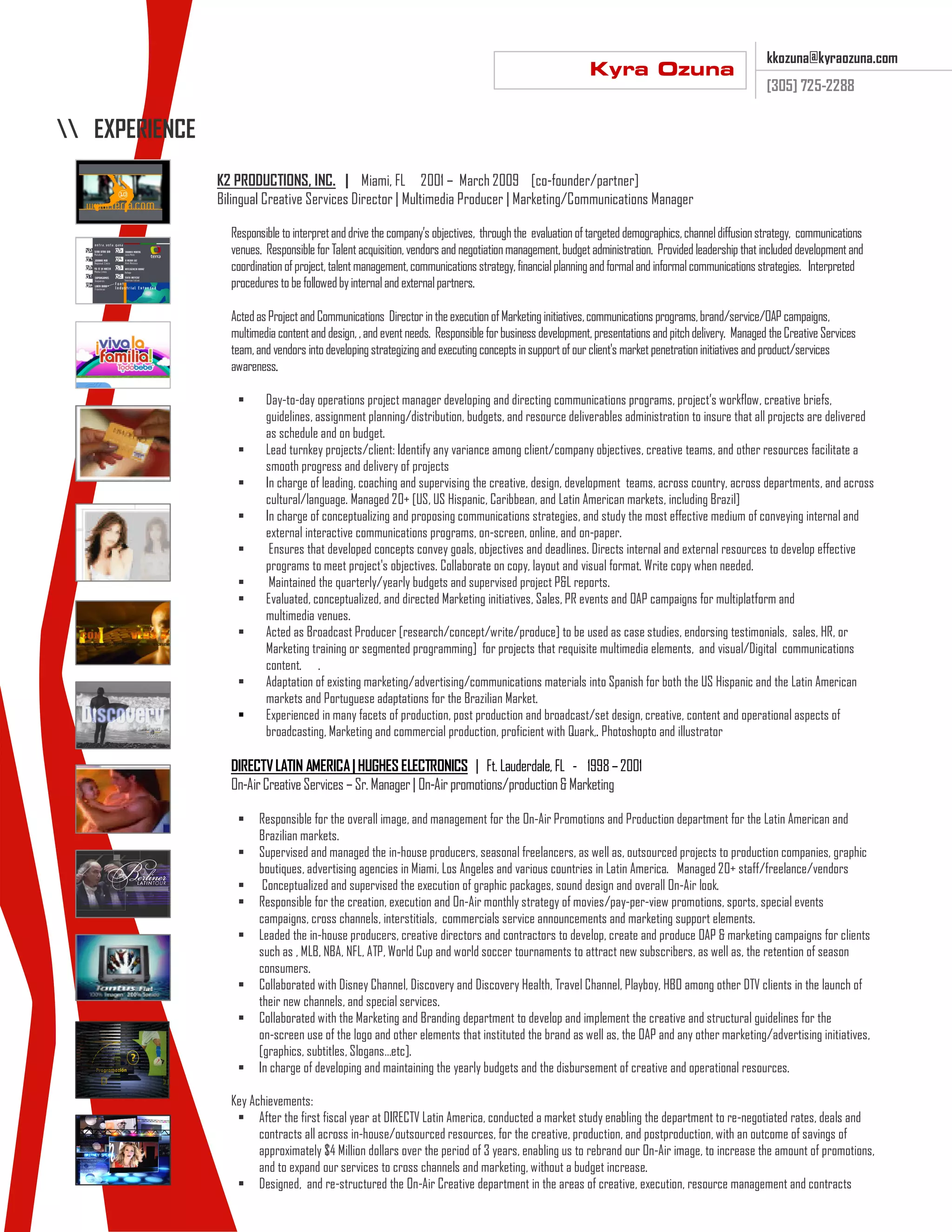 Kyra Ozuna 2009 Resume | PDF