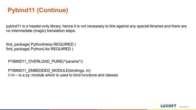 Kyrylo Cherneha "C++ & Python Interaction in Automotive Industry" | PPT