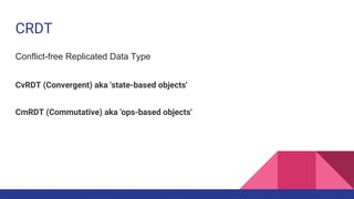 Kyryl Sablin Crdt and their uses | PPT