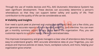 Smarter, Faster, Better: Smart Attendance System | PDF