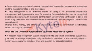 Smarter, Faster, Better: Smart Attendance System | PDF