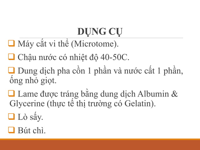 KY THUAT GIAI PHAU BENH PPT - HISTOPATHOLOGY TECHNIQUES - PATHOLOGY ...