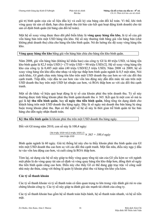 Ky thuat phan tich BCTC | PDF