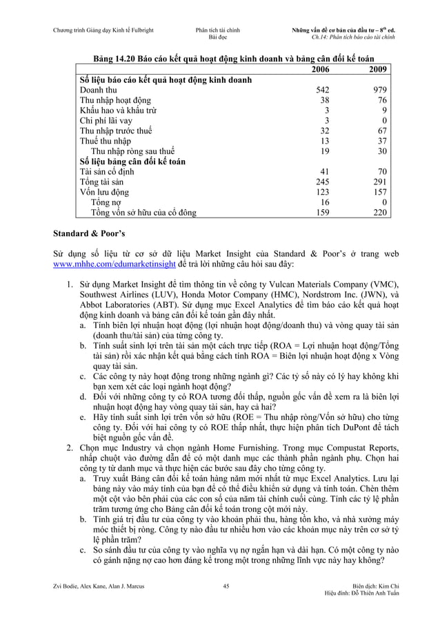 Ky thuat phan tich BCTC | PDF