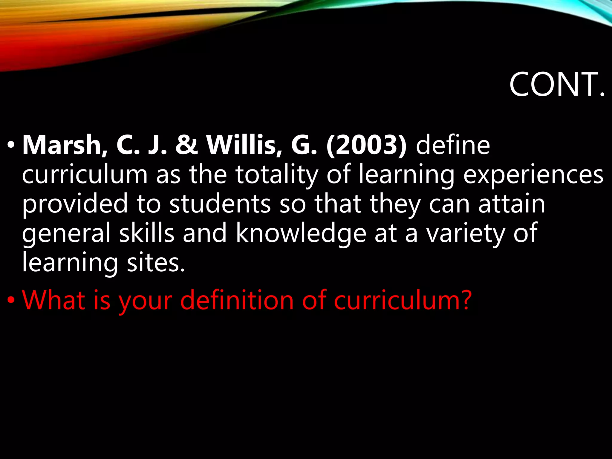 curriculum foundation,design and development | PPTX