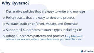 Securing and Automating Kubernetes with Kyverno | PPTX