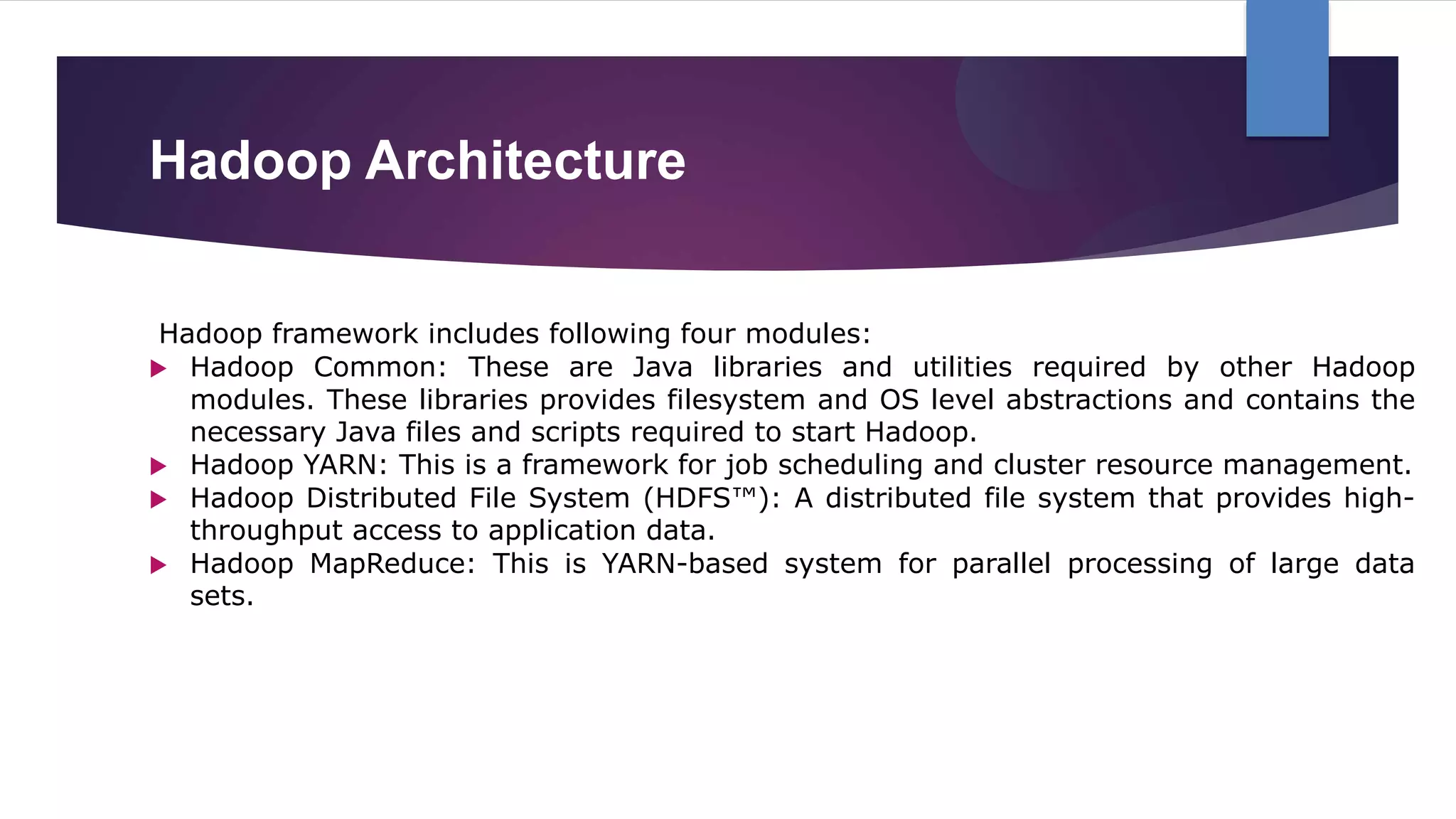 Introduction to Hadoop and Hadoop component | PPT Introduction to Hadoop and Hadoop component | PPT