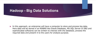 Introduction to Hadoop and Hadoop component | PPTX | Programming ...