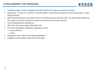 Kyzer Software Trade Finance Process Automation | PPT