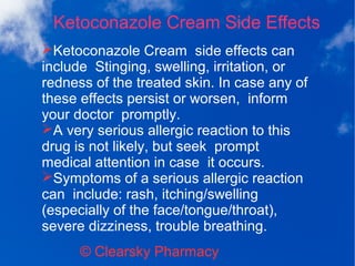 Kz (Ketoconazole Cream) | ODP | Skin and Dermatology | Diseases and ...