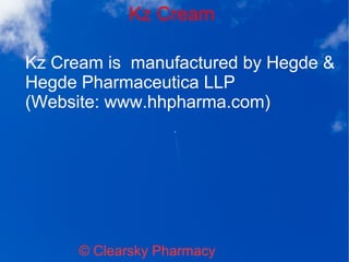 Kz (Ketoconazole Cream) | ODP | Skin and Dermatology | Diseases and ...
