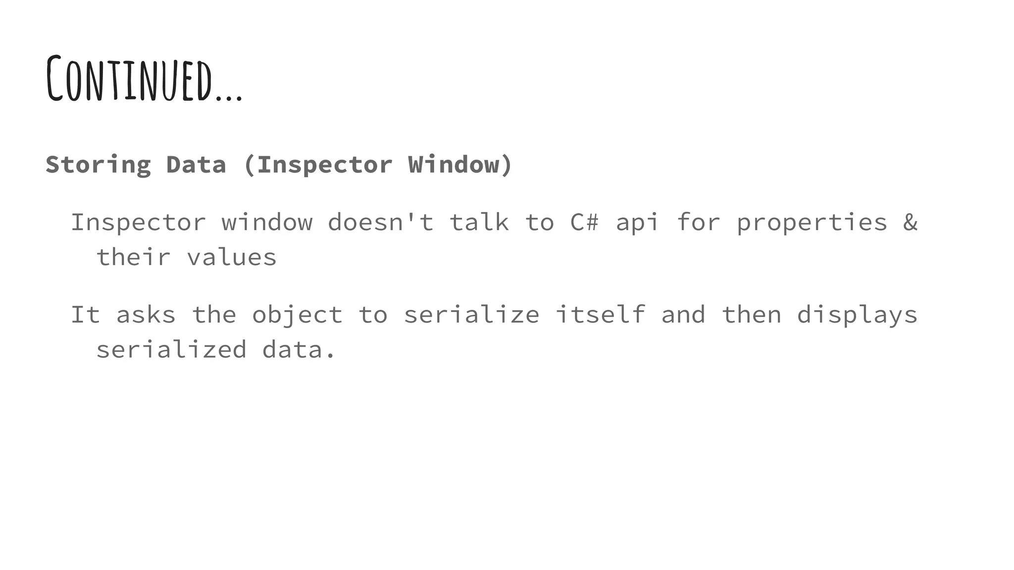 Extending unity3D Editor | PPT