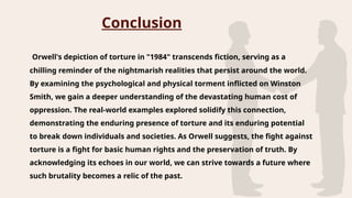 "Echoes of Oppression: Exploring Torture in '1984' and Real World ...