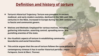 "Echoes of Oppression: Exploring Torture in '1984' and Real World ...