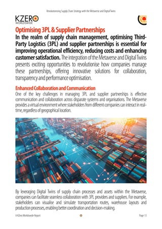 Supply Chains in the Metaverse | PDF