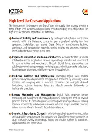 Supply Chains in the Metaverse | PDF