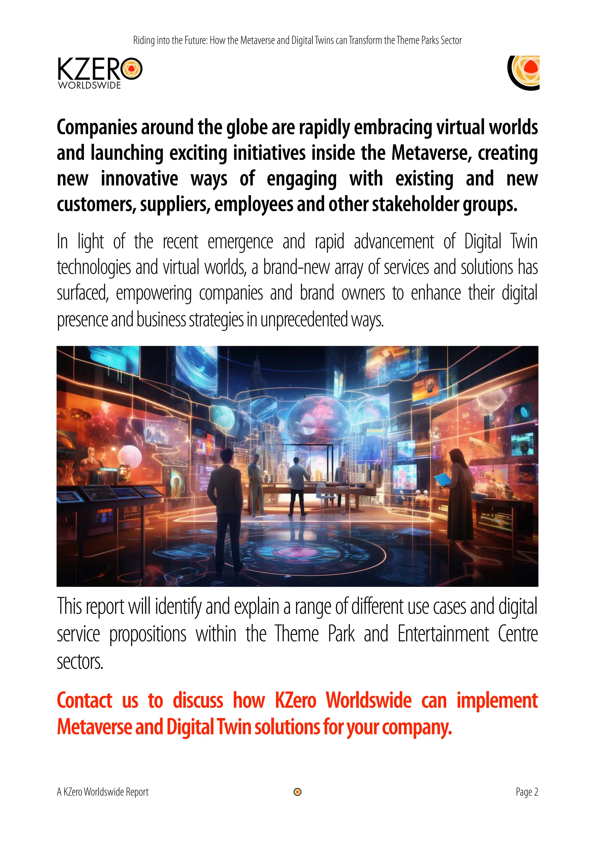 Theme Parks in the Metaverse | PDF