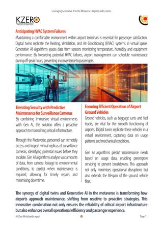 Leveraging Generative AI in the Metaverse: Airports and Customs | PDF