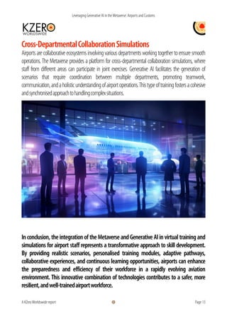 Leveraging Generative AI in the Metaverse: Airports and Customs | PDF