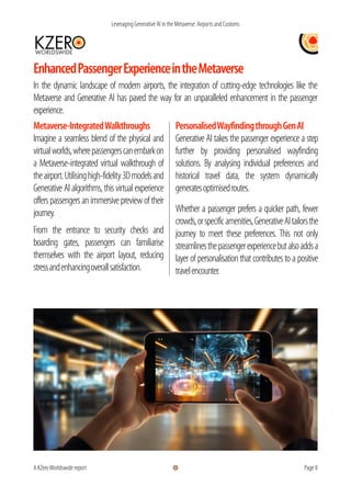 Leveraging Generative AI in the Metaverse: Airports and Customs | PDF