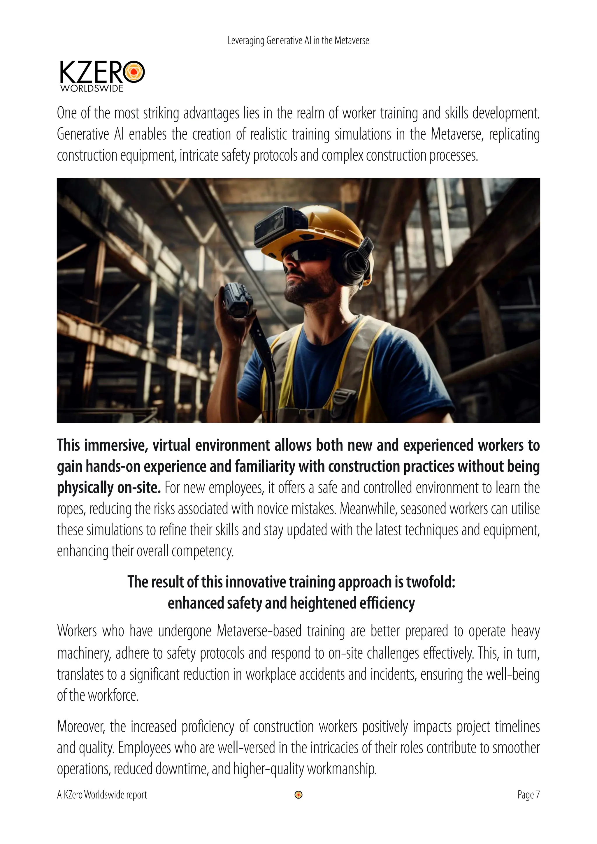 Leveraging Generative AI in the Metaverse: Construction | PDF