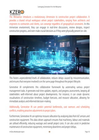 Leveraging Generative AI in the Metaverse: Construction | PDF | Construction Industry | Industries