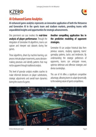 Leveraging Generative AI in the Metaverse: Sports Teams | PDF