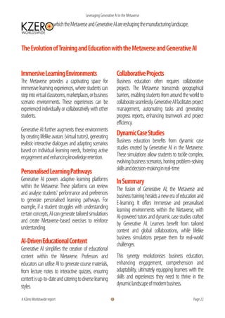 Leveraging Generative AI in the Metaverse: B2B | PDF