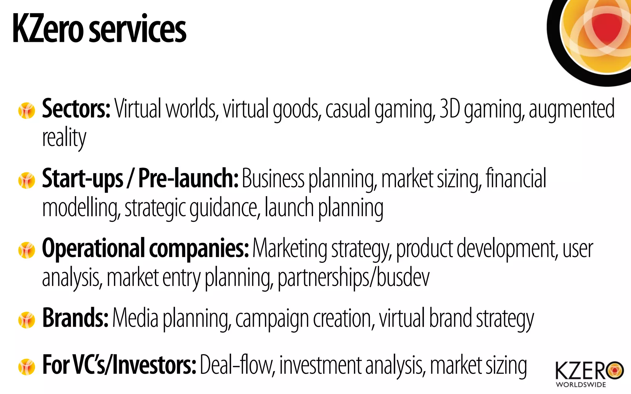 KZero Radar Q1 2011 | PPT