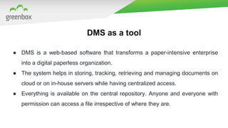Top 5 use cases of the document management system - DMS | PPTX
