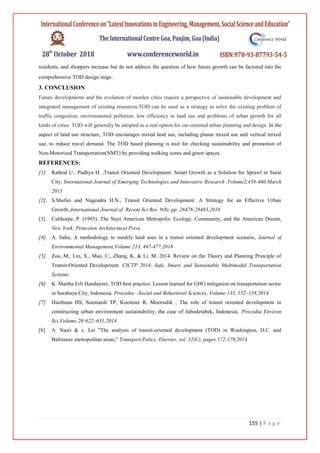 TRANSIT ORIENTED DEVELOPMENT (TOD) | PDF