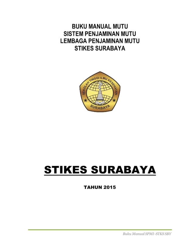 Buku manual mutu spmi | PDF