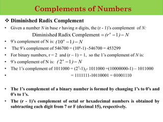 Course Name: Digital System Design Number System.pdf | Computing | Technology & Computing