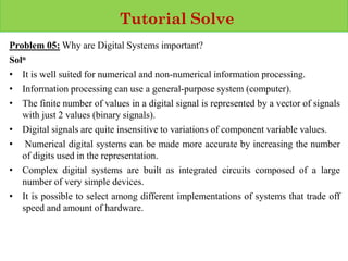 Course Name: Digital System Design Number System.pdf | Computing | Technology & Computing