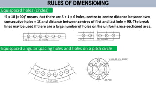 Engineering Drawing Method of Dimensioning | PDF