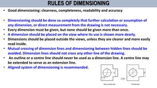 Engineering Drawing Method of Dimensioning | PDF