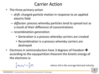 The carrier structure of a P and N type Semiconductor | PPT