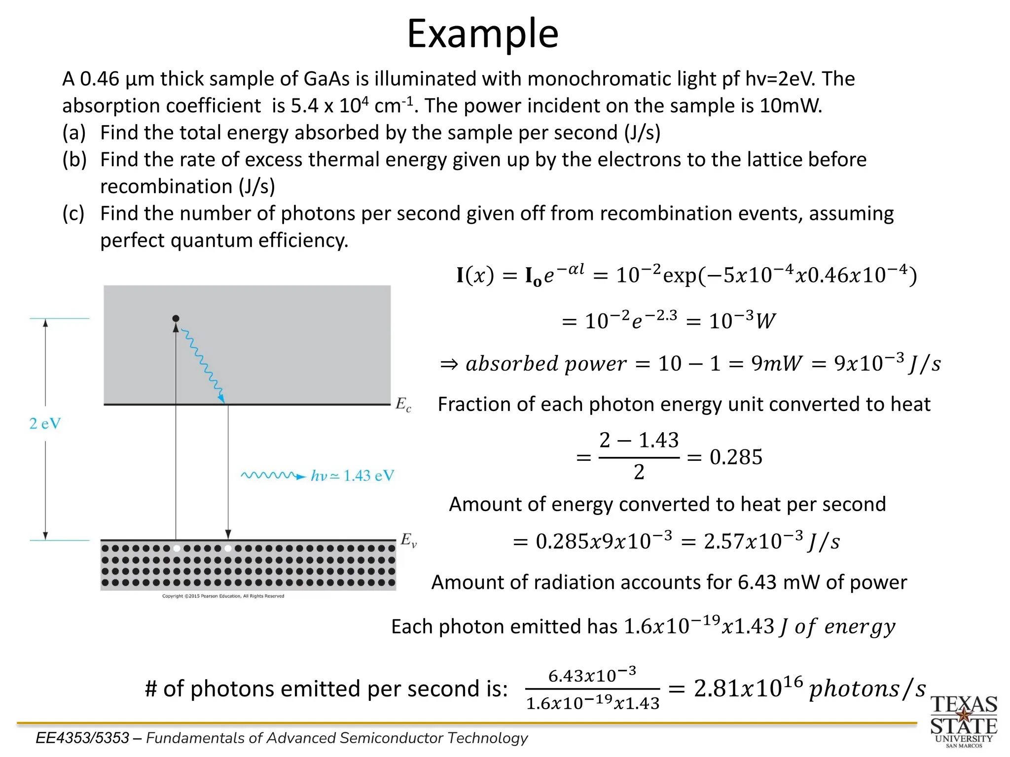 The Carrier Diffusion of a Semiconductor | PDF