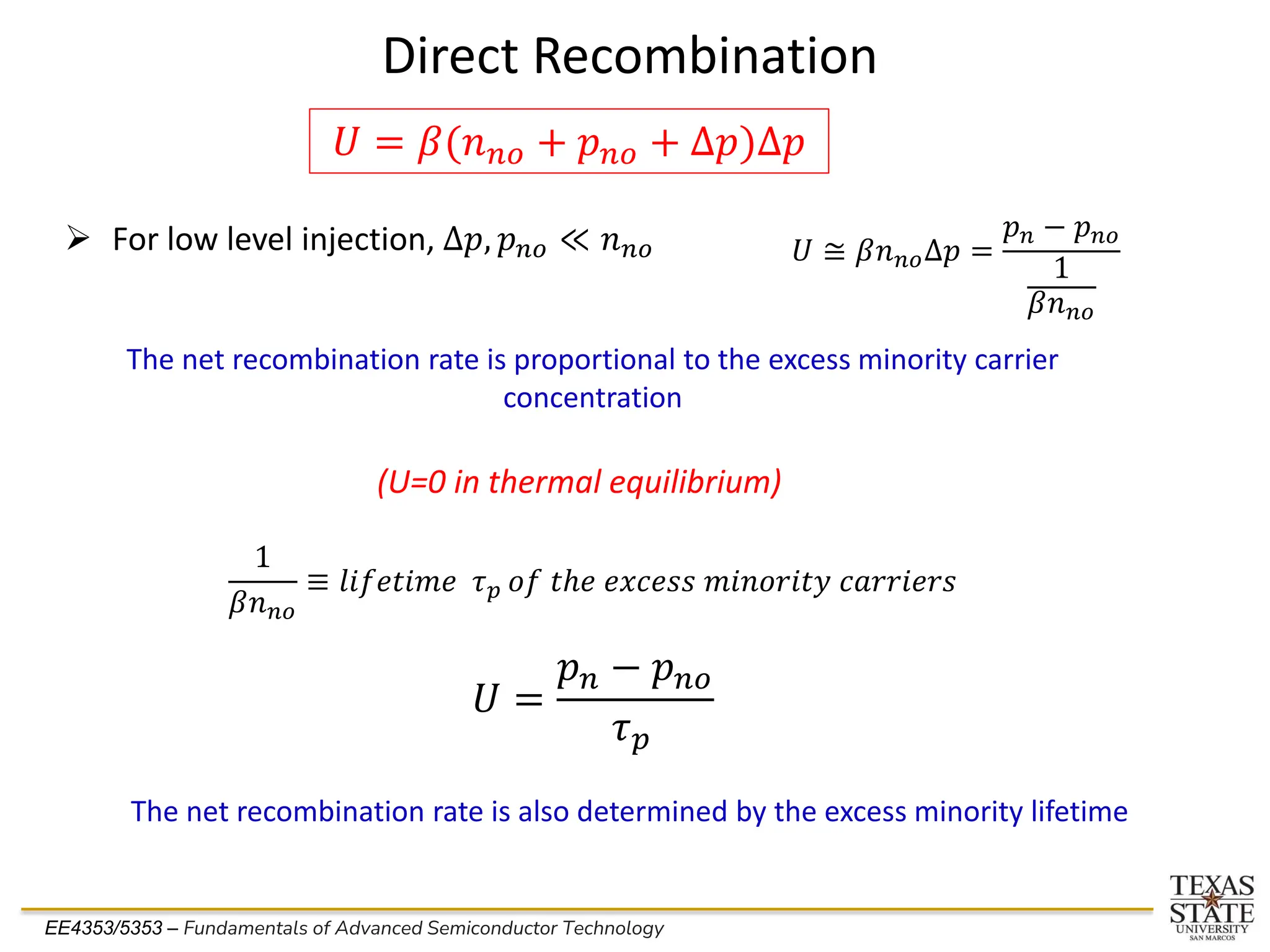 The Carrier Diffusion of a Semiconductor | PDF