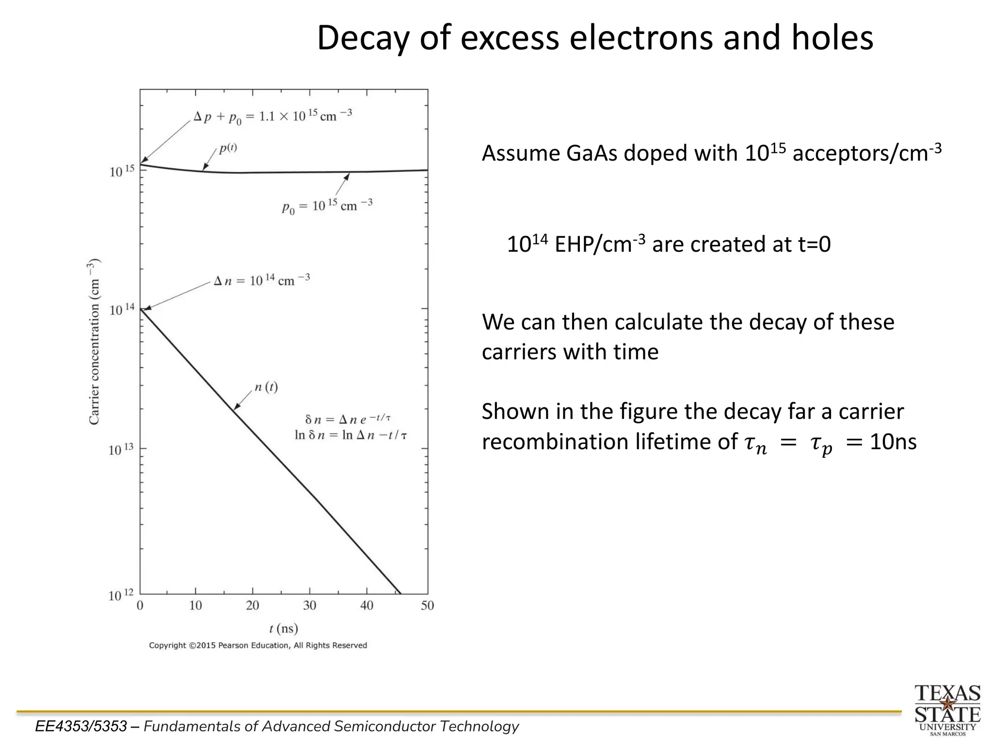 The Carrier Diffusion of a Semiconductor | PDF