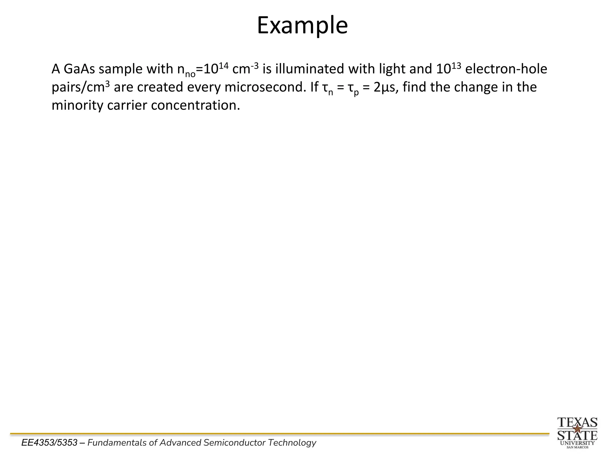 The Carrier Diffusion of a Semiconductor | PDF