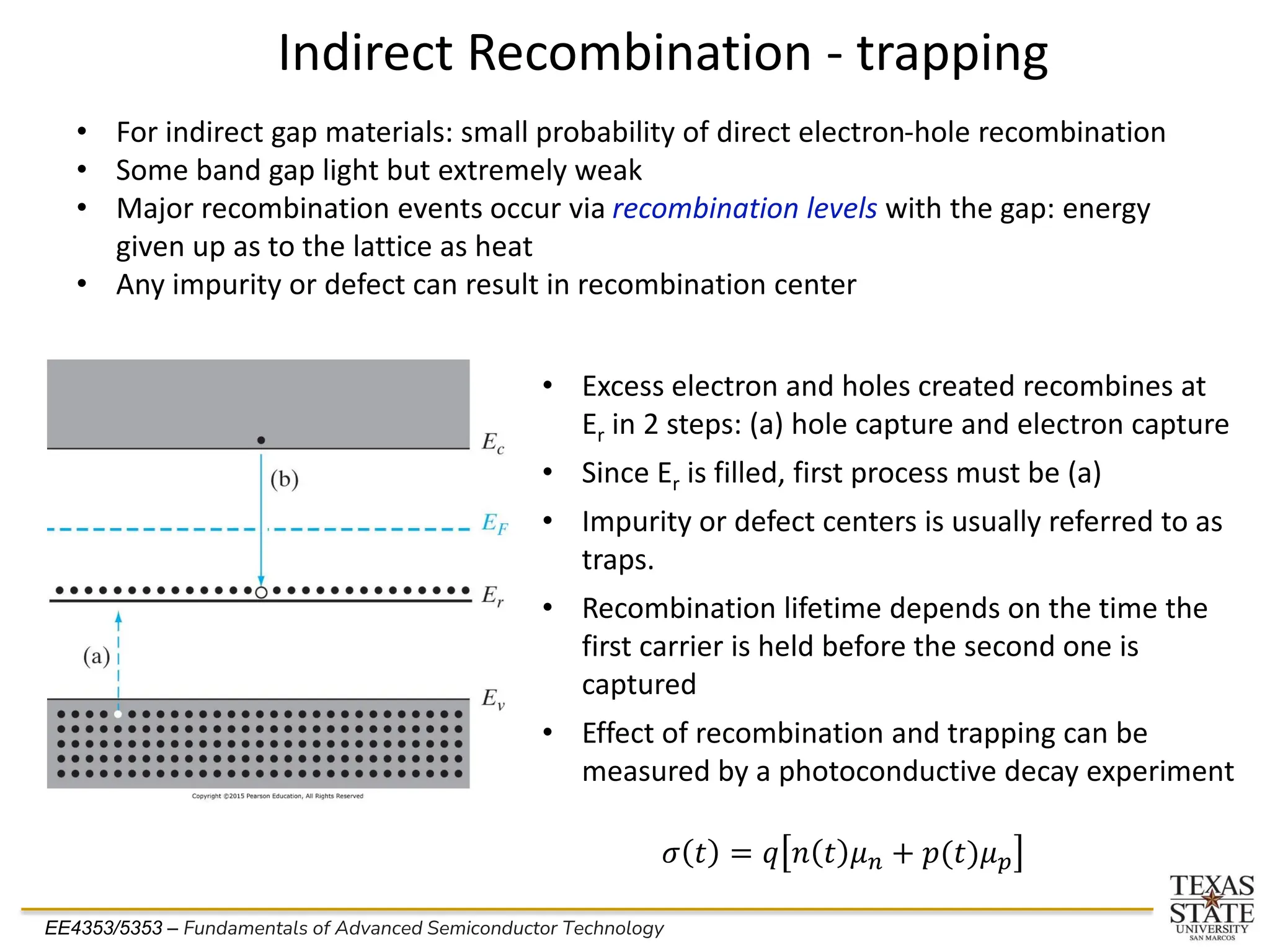 The Carrier Diffusion of a Semiconductor | PDF