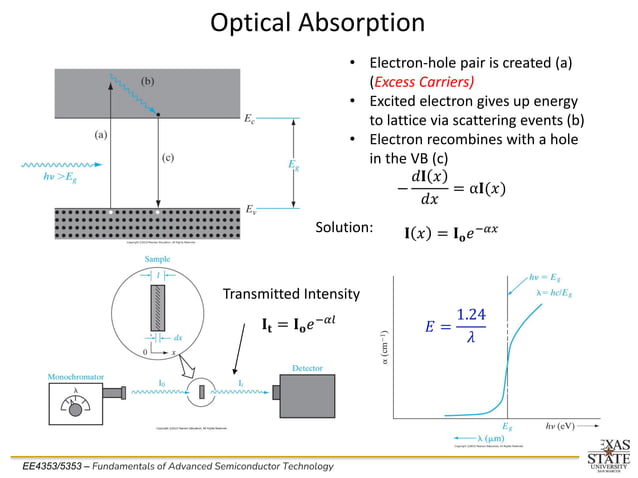 The Carrier Diffusion of a Semiconductor | PDF