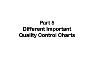 Quality Control Chart for Undergraduate Study | PPTX
