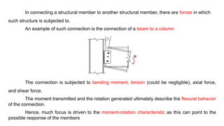 L-1. Steel Connection behaviour.pptxMCNJ | PPTX