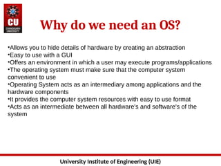 Introduction to what is OS(Opearting System) | PPTX